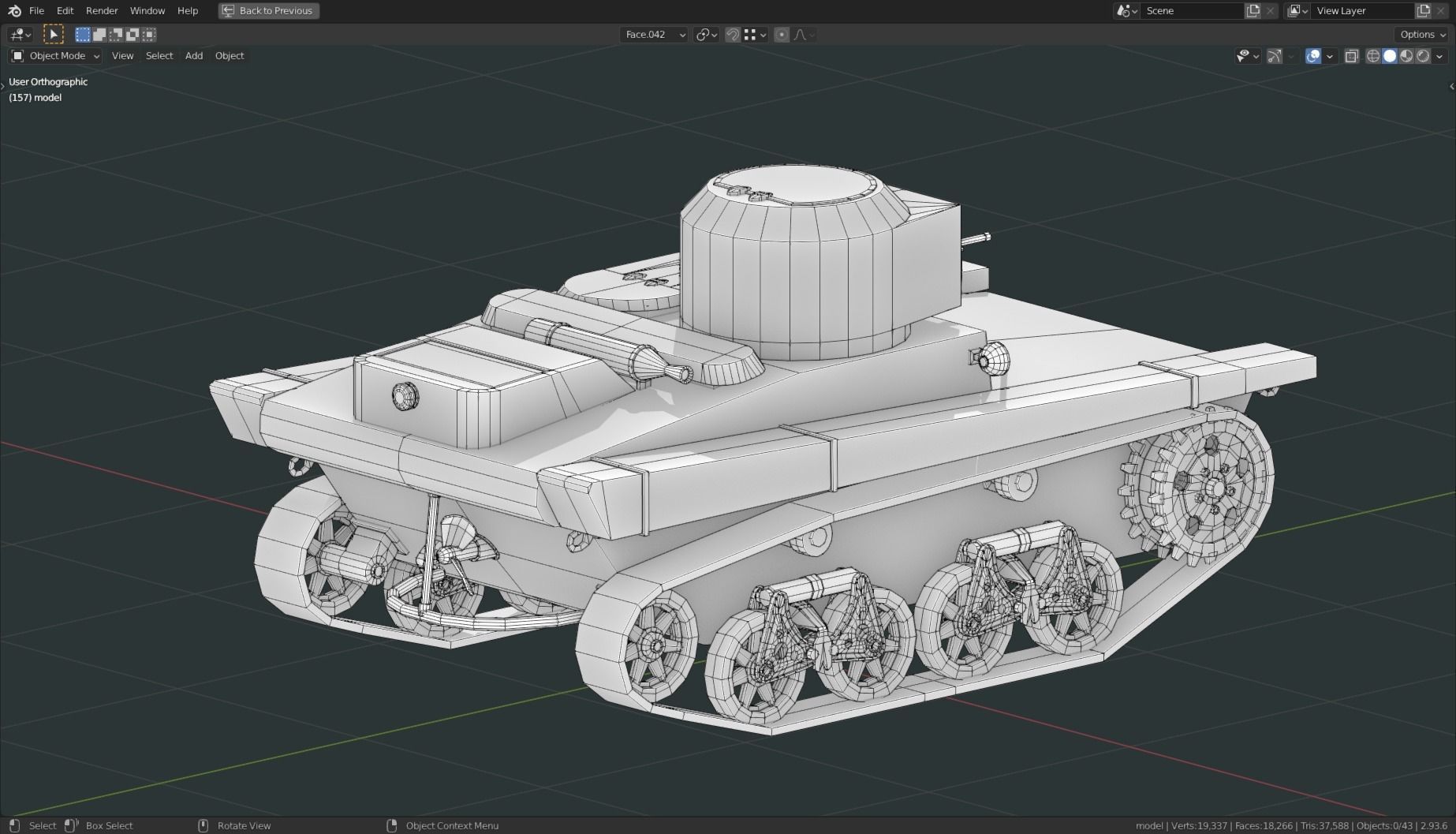 3D model T 37a Tank Base Mesh VR / AR / low-poly | CGTrader