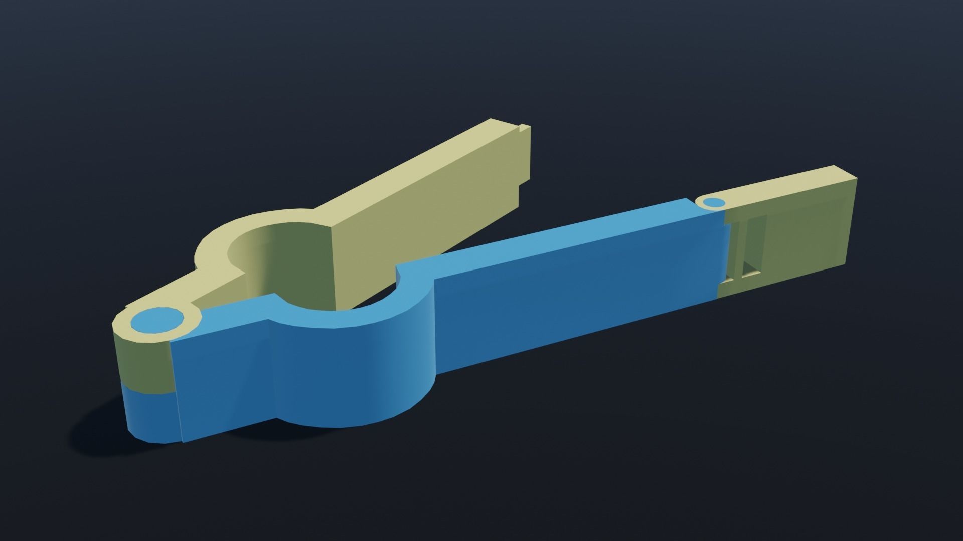 Lock - Engineer construction animation free VR / AR / low-poly 3D model ...