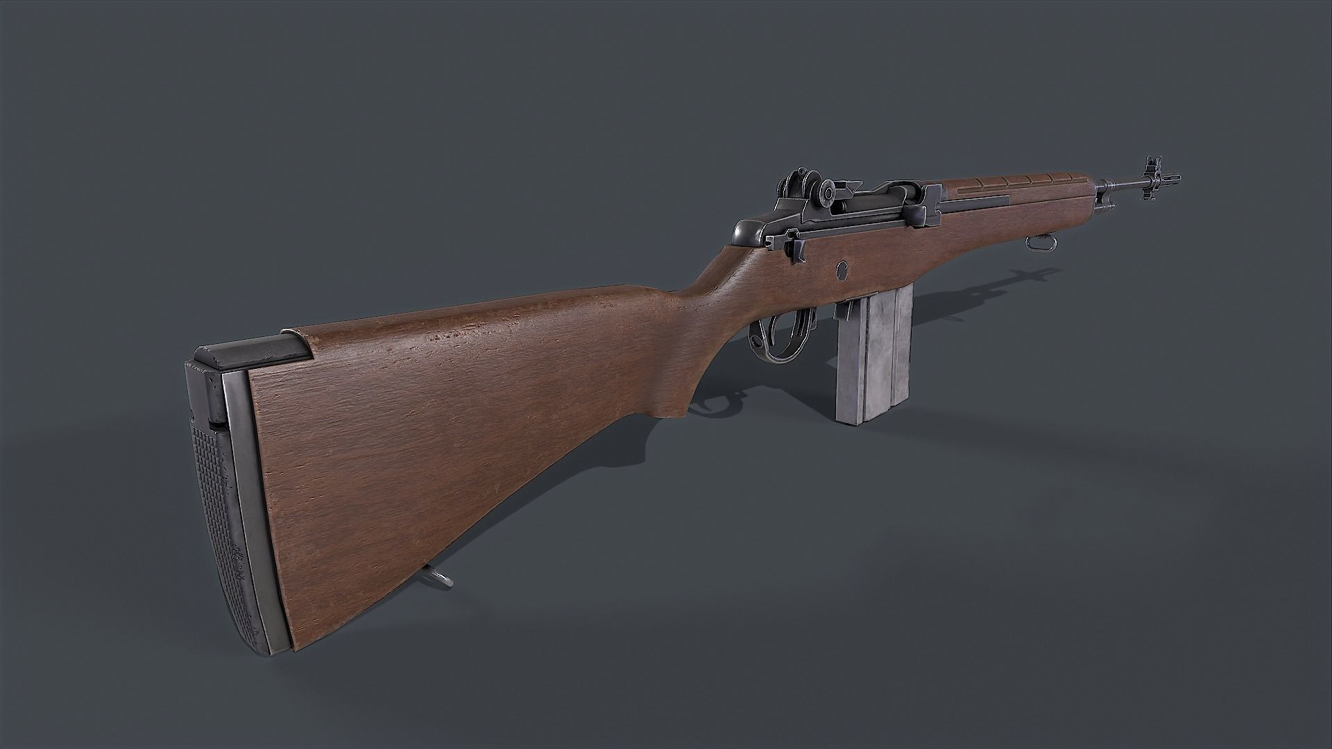 3D model M14 rifle VR / AR / low-poly | CGTrader