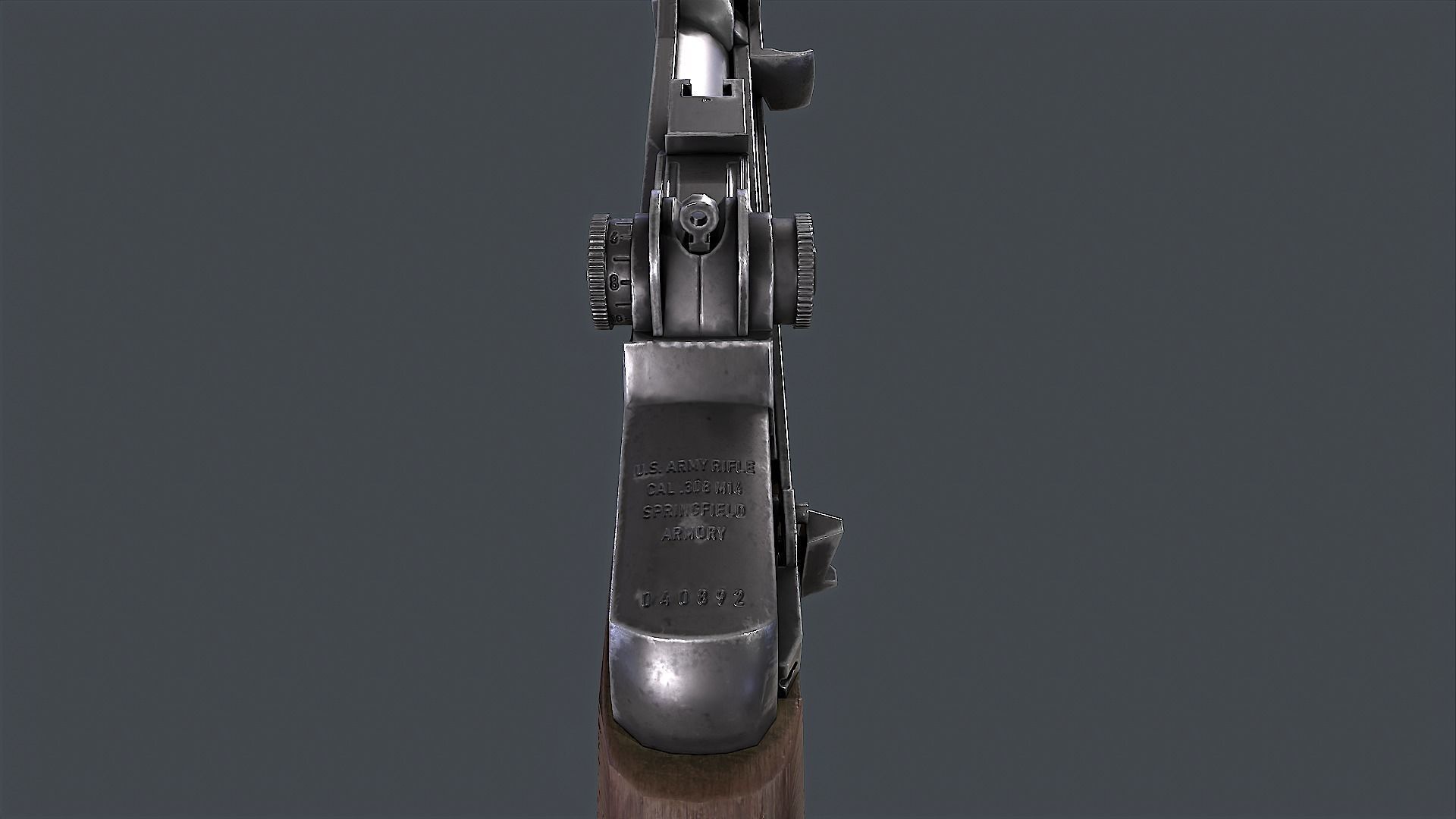 3D model M14 rifle VR / AR / low-poly | CGTrader