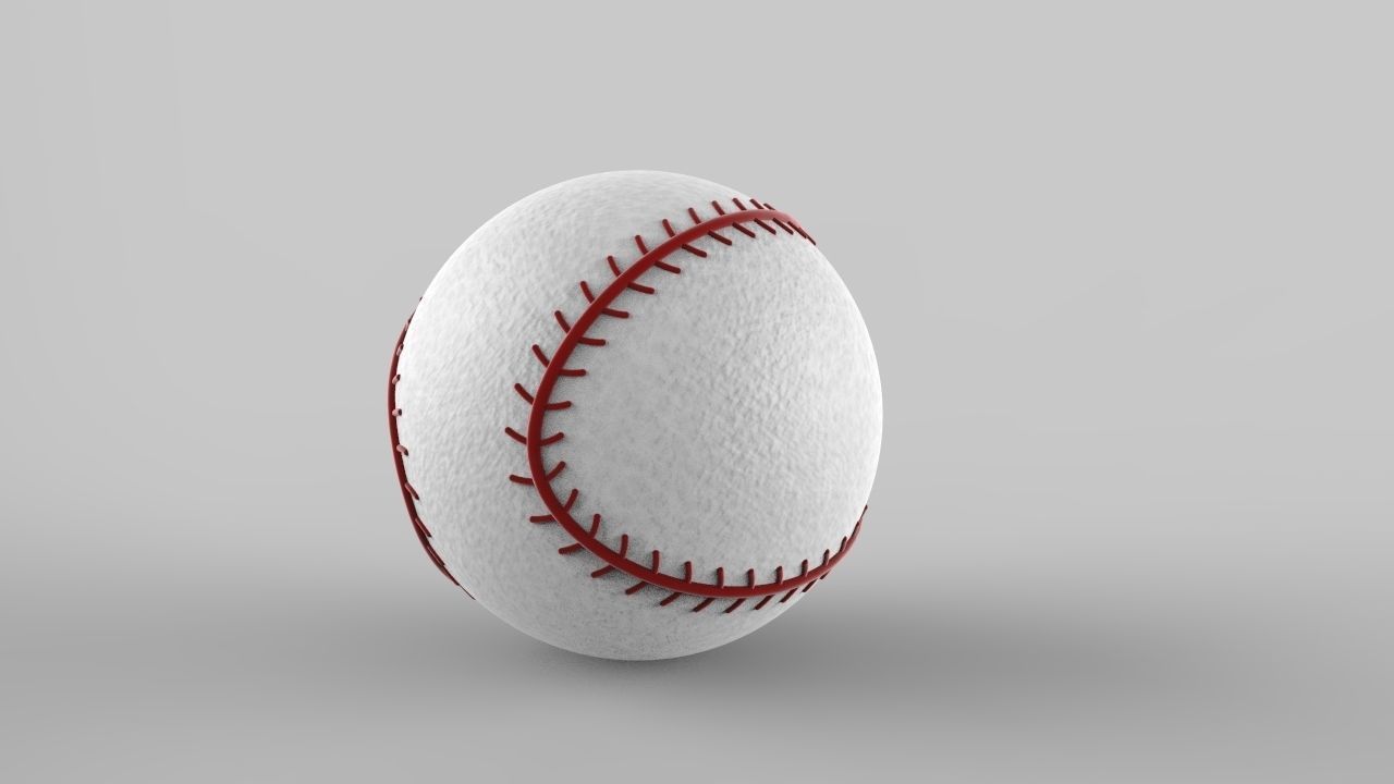 Softball free 3D model | CGTrader