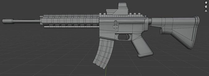 3D model M27 Gun Weapon VR / AR / low-poly | CGTrader