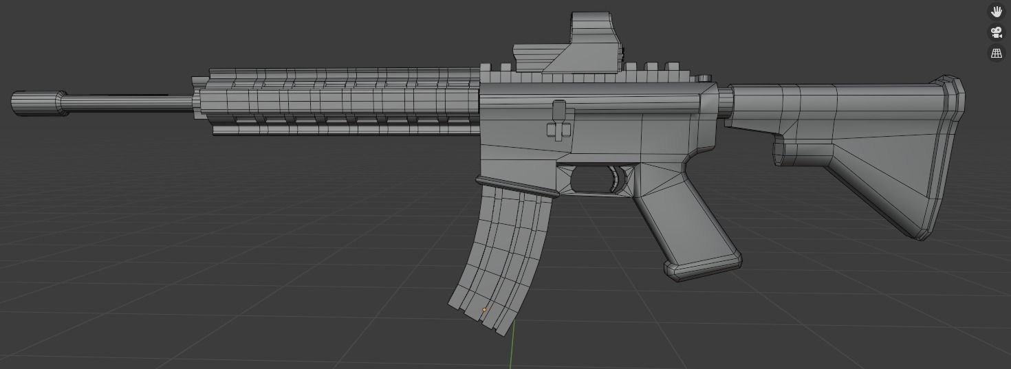 3D model M27 Gun Weapon VR / AR / low-poly | CGTrader