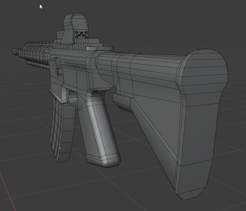 3D model M27 Gun Weapon VR / AR / low-poly | CGTrader