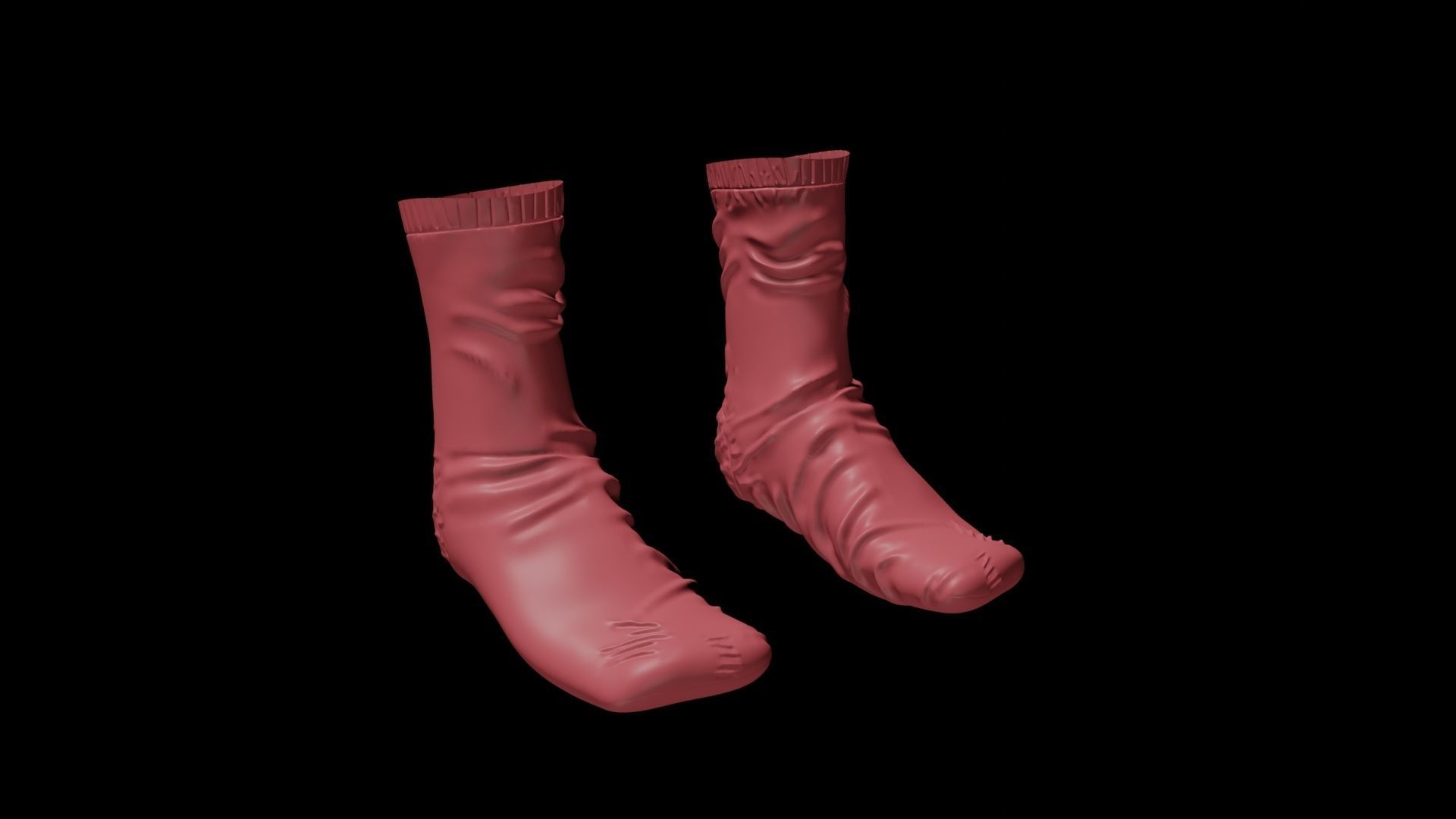 3D model Socks Pair VR / AR / low-poly | CGTrader