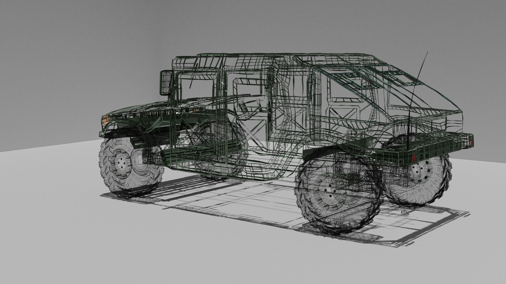 Humvee free 3D model | CGTrader