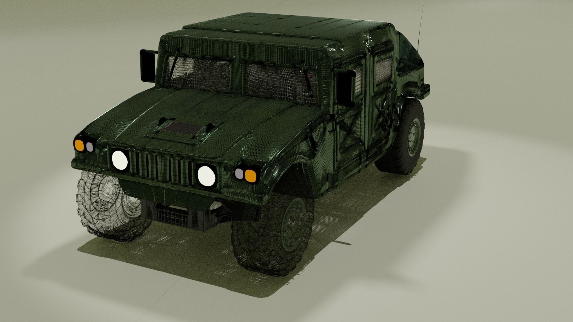 Humvee free 3D model | CGTrader