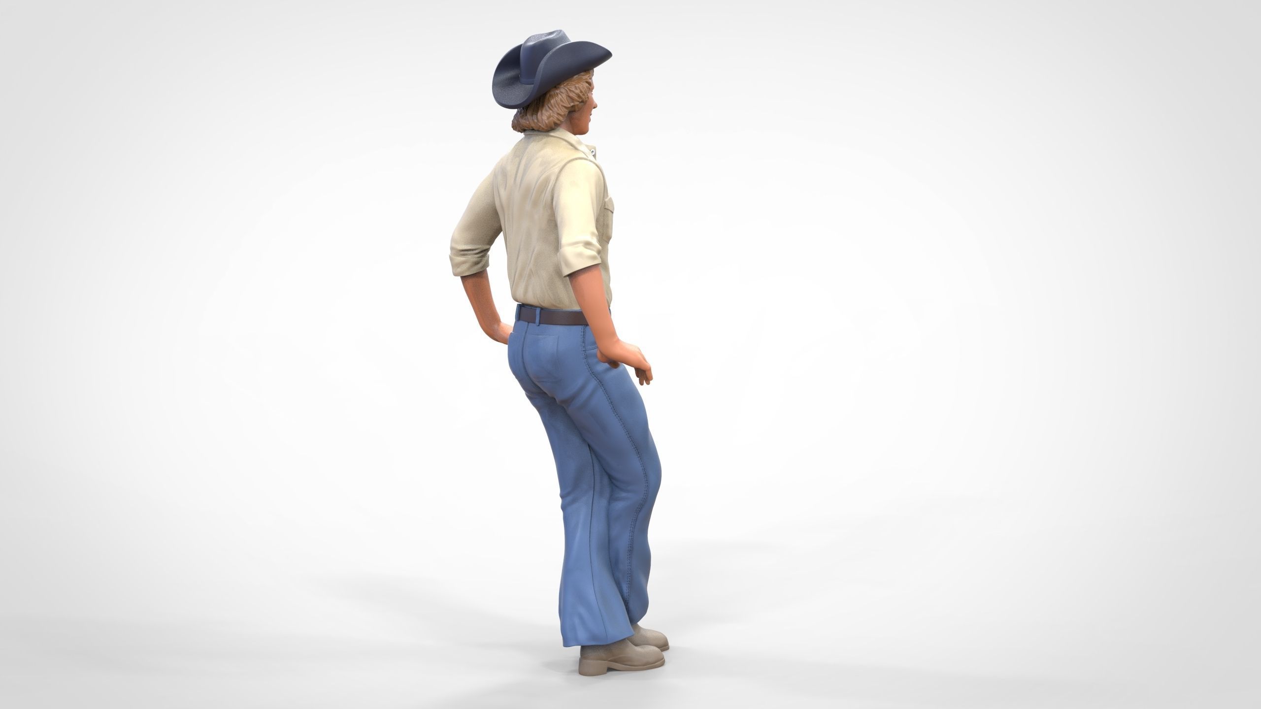 N1 Bo Duke The dukes of Hazzard 3D model 3D printable | CGTrader