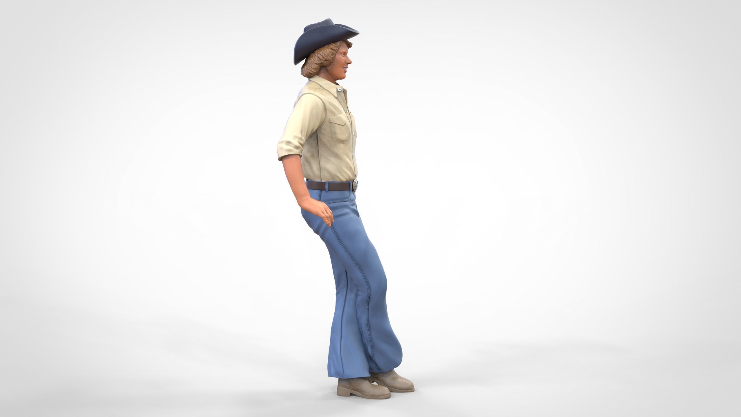 N1 Bo Duke The dukes of Hazzard 3D model 3D printable | CGTrader