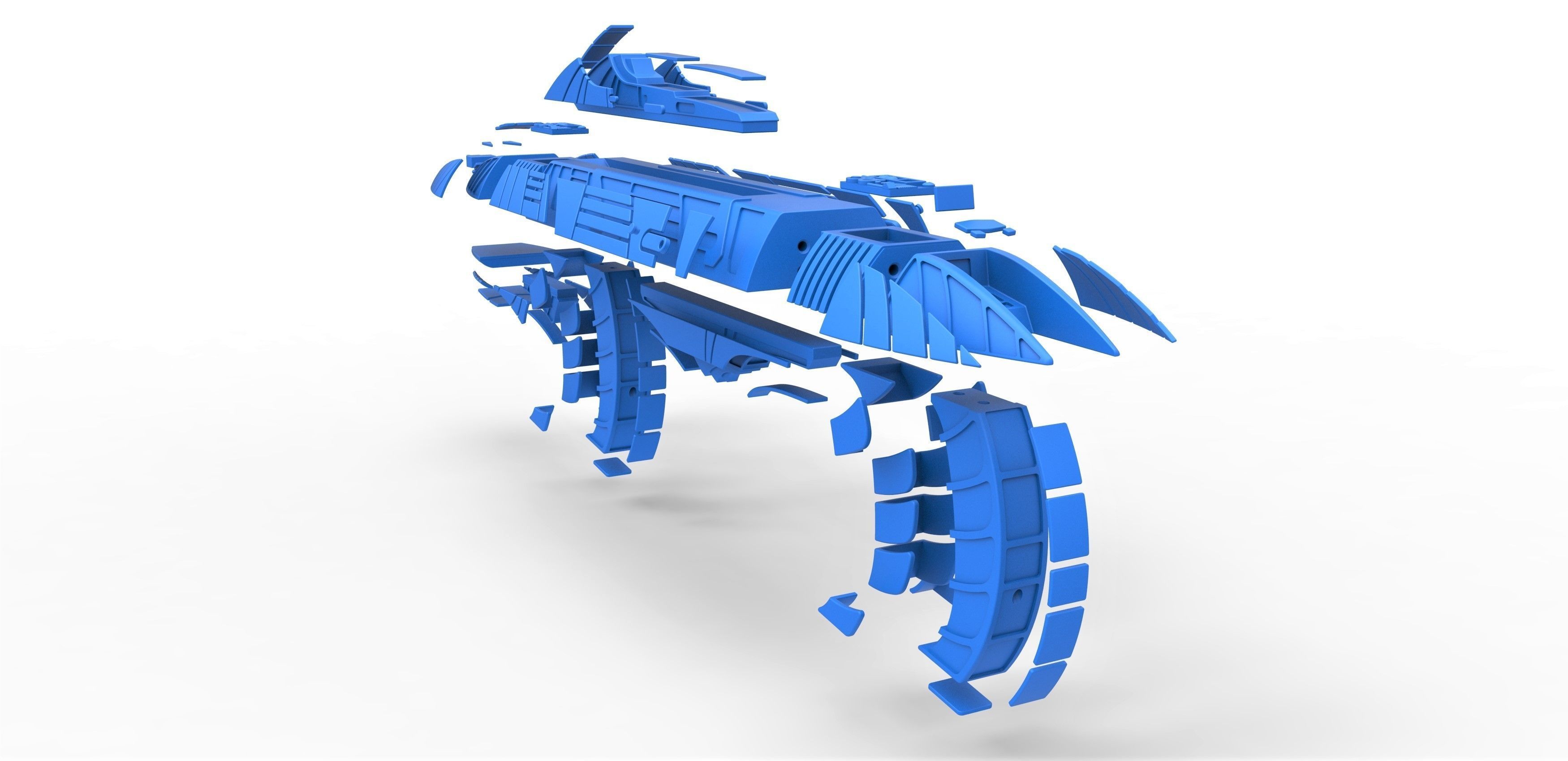 Cardassian phaser rifle from Star Trek Deep Space Nine 3D model 3D ...