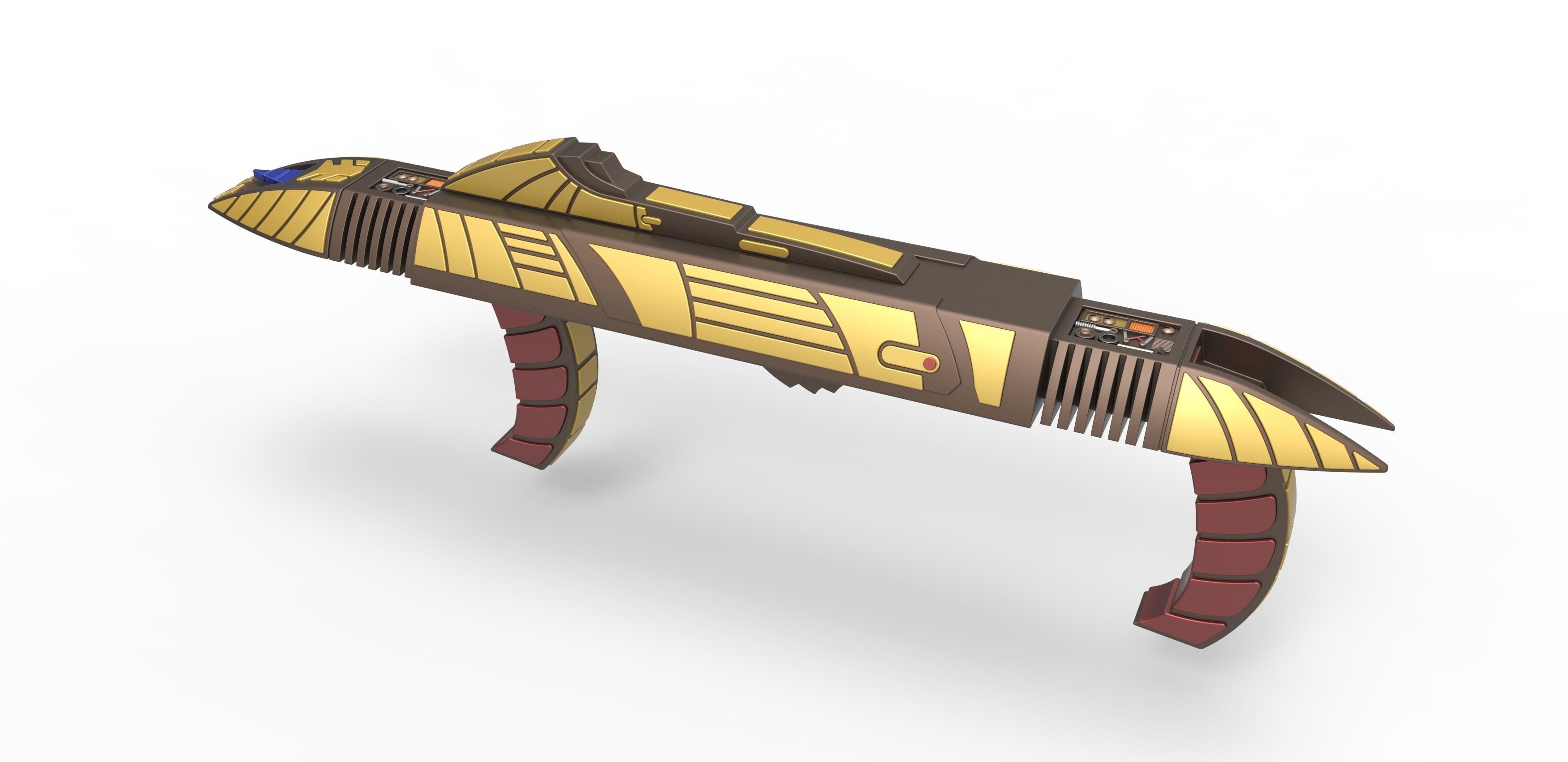 Cardassian phaser rifle from Star Trek Deep Space Nine 3D model 3D ...