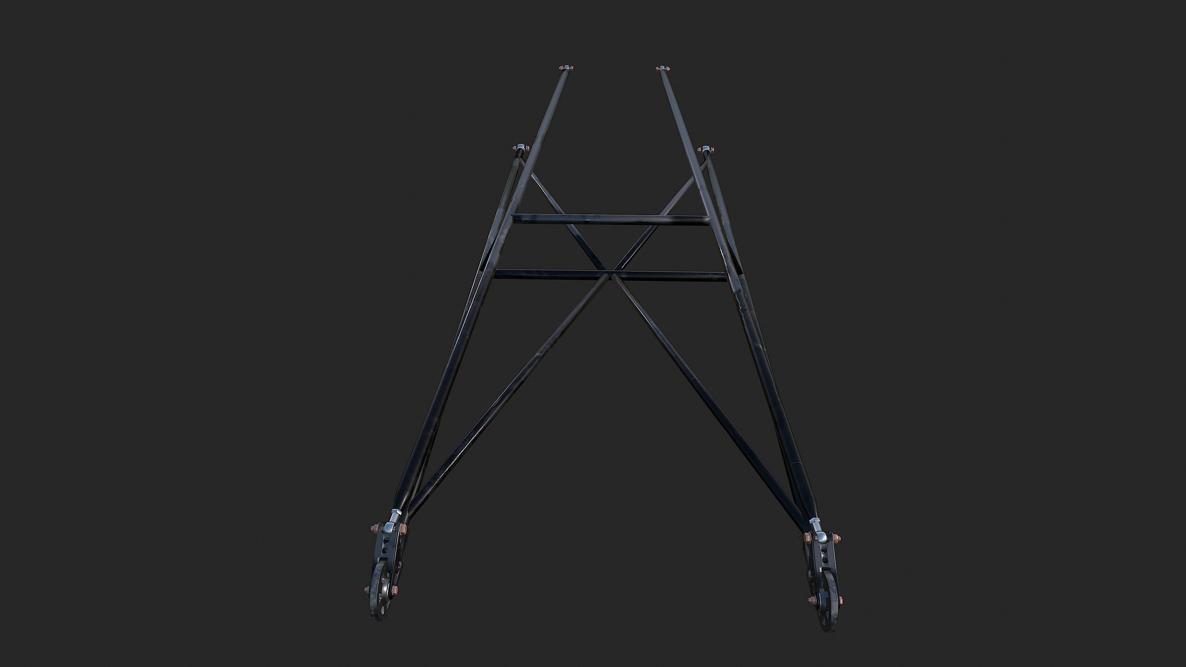 Drag Racing Wheelie Bar 3D model | CGTrader