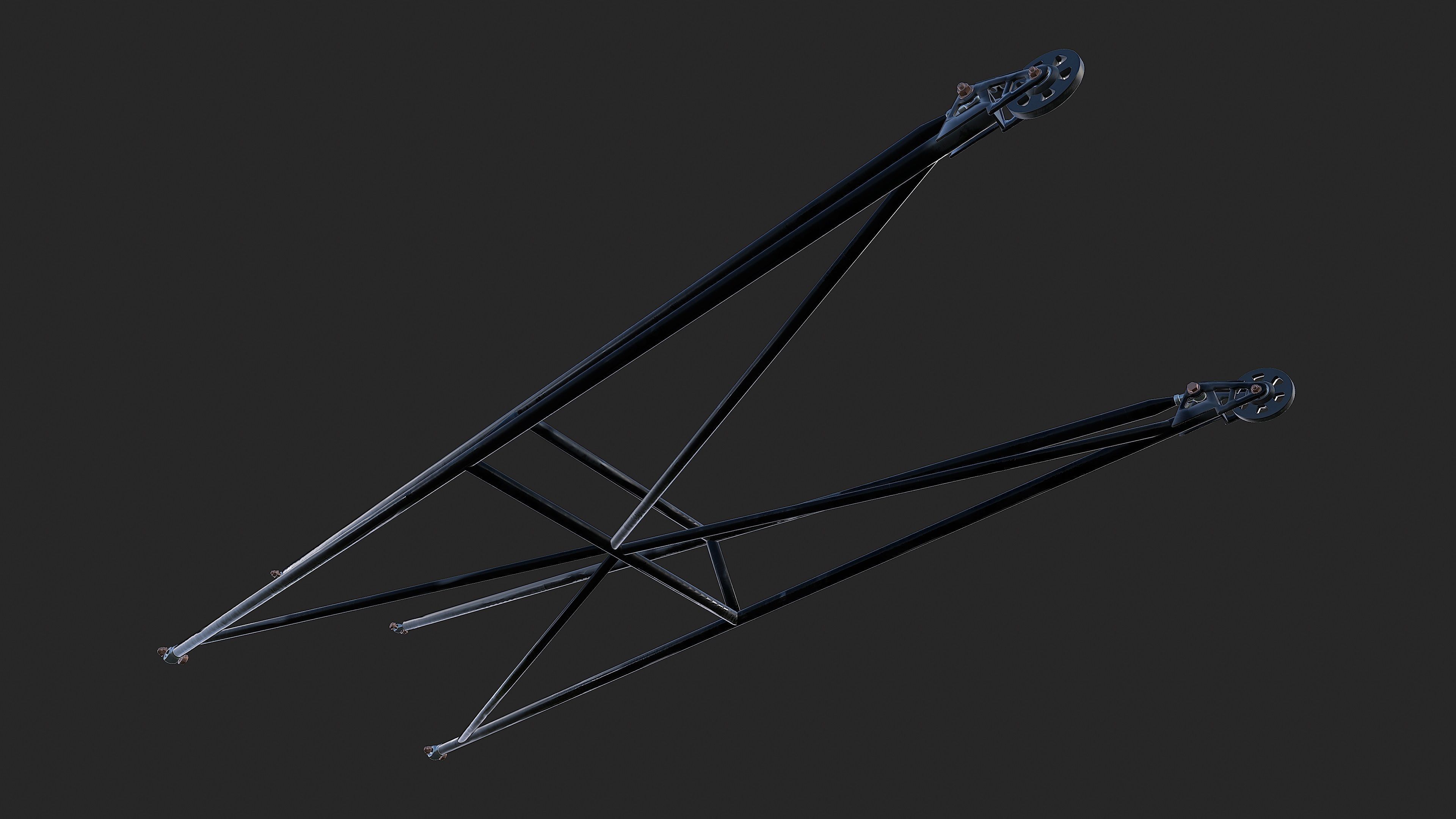 Drag Racing Wheelie Bar 3D model | CGTrader