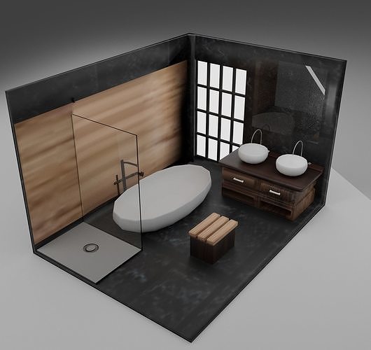 Bathroom Interior 3D model | CGTrader