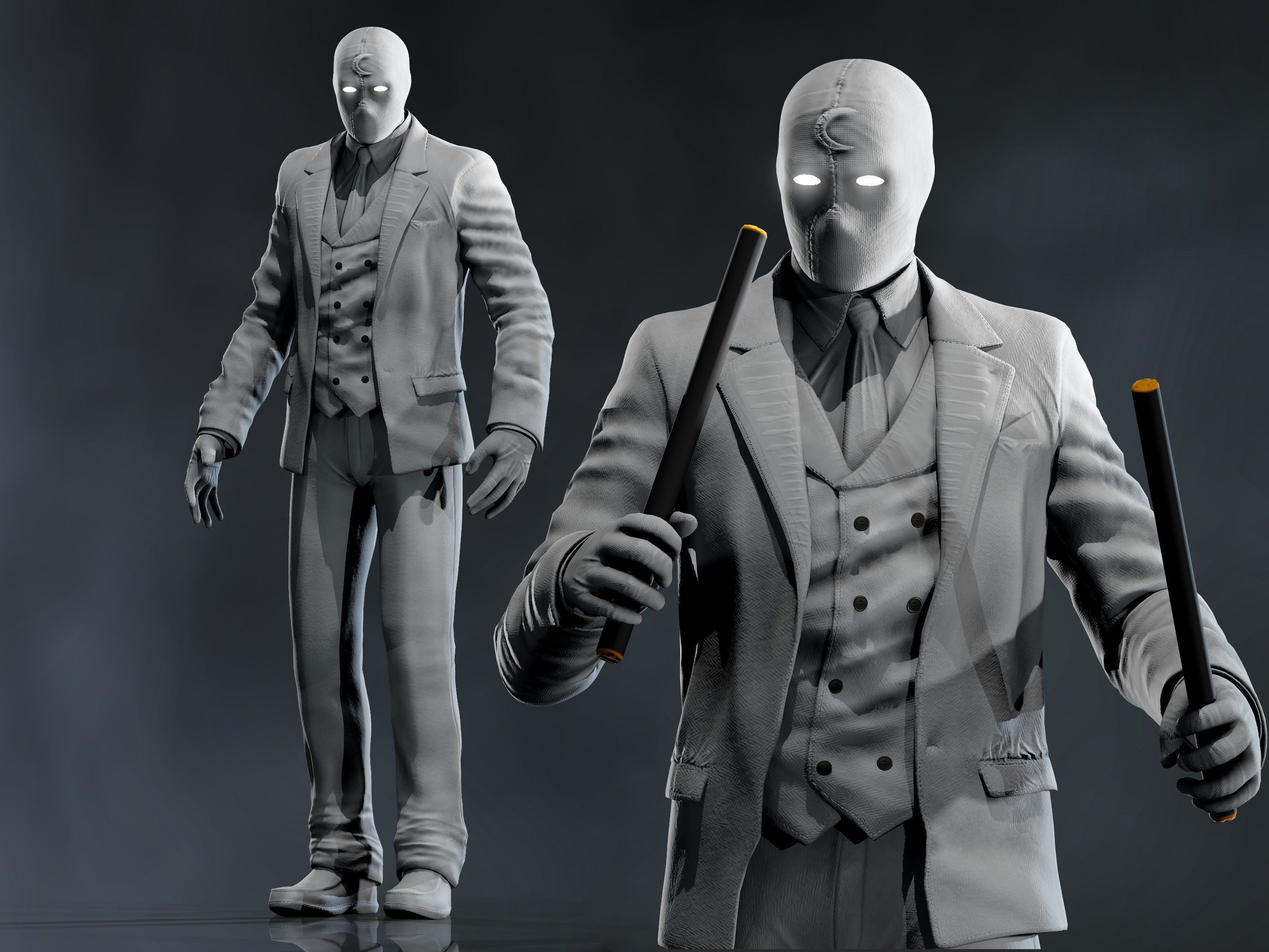 3D model Mr Knight VR / AR / low-poly rigged | CGTrader