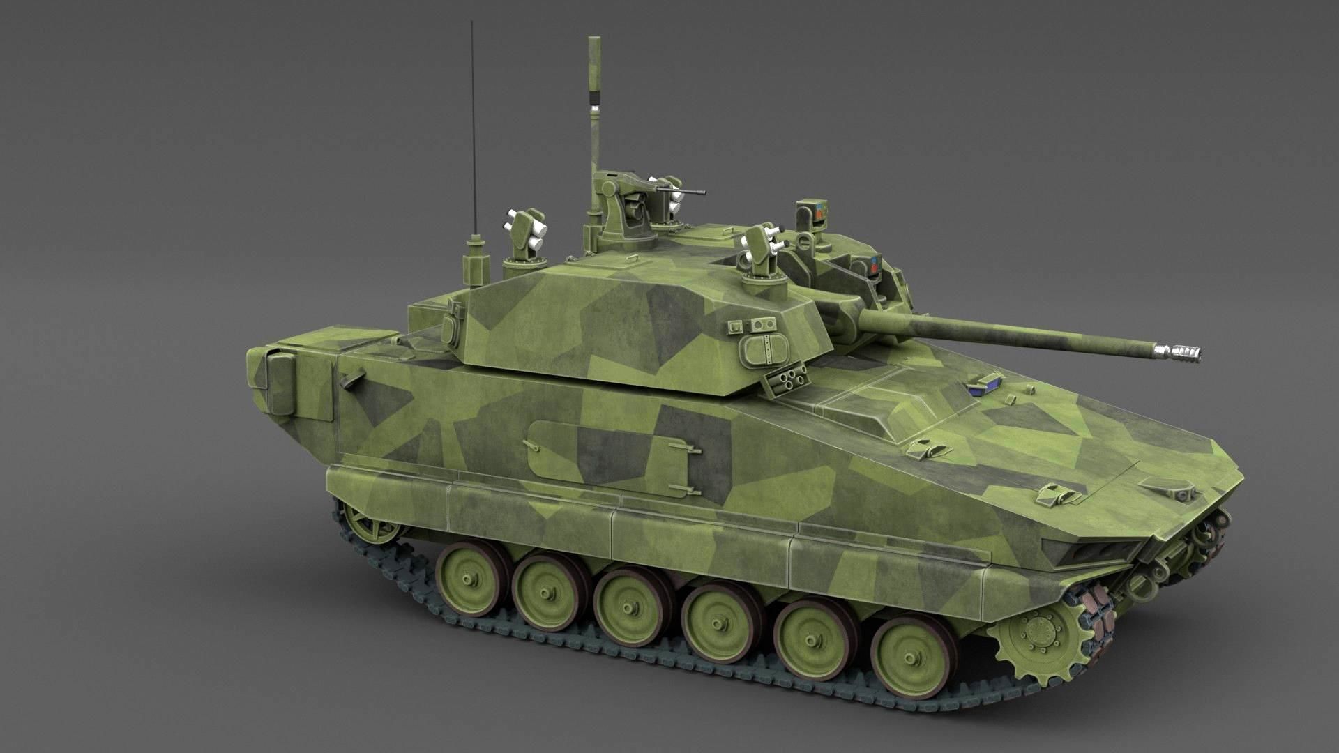 General Dynamics Griffin3 50mm Gun 3D model | CGTrader