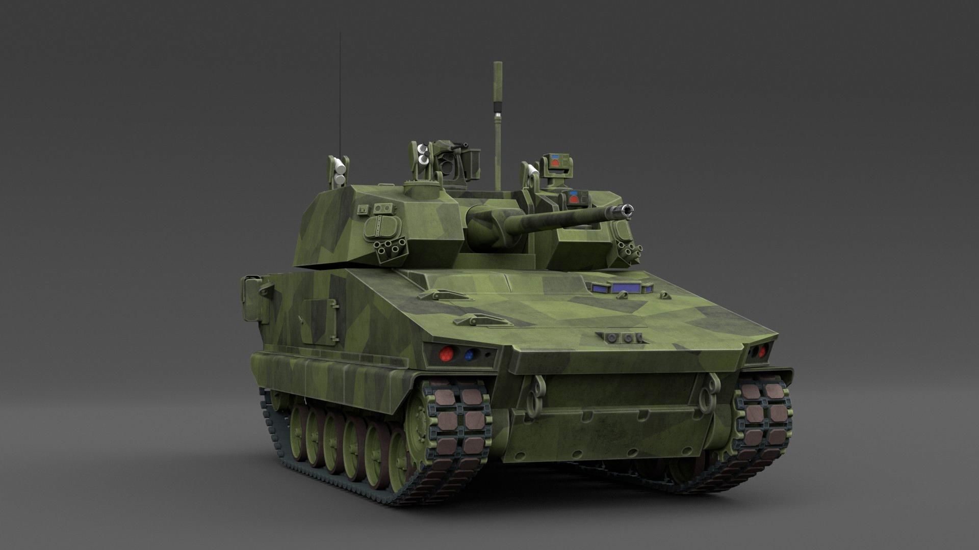 General Dynamics Griffin3 50mm Gun 3D model | CGTrader