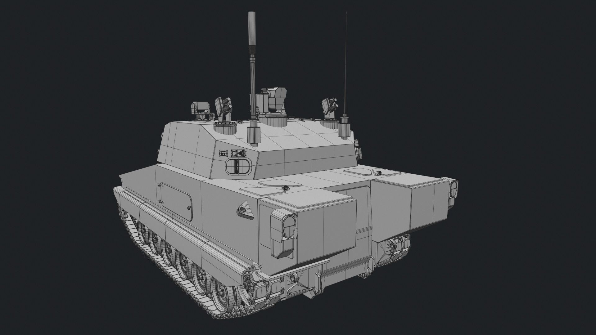 General Dynamics Griffin3 50mm Gun 3D model | CGTrader