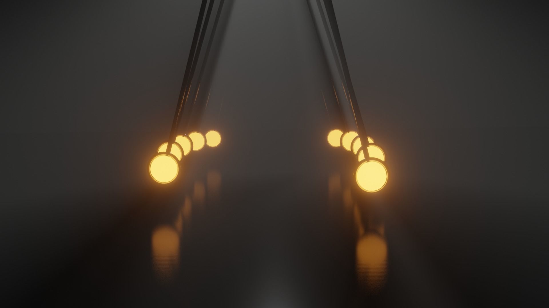 Pendulum Waves 3D model blender 3D model animated | CGTrader