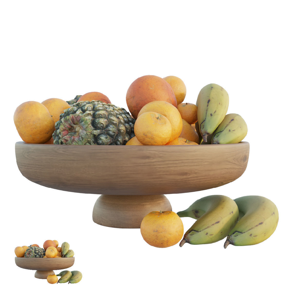Fruit bowl 3D model | CGTrader