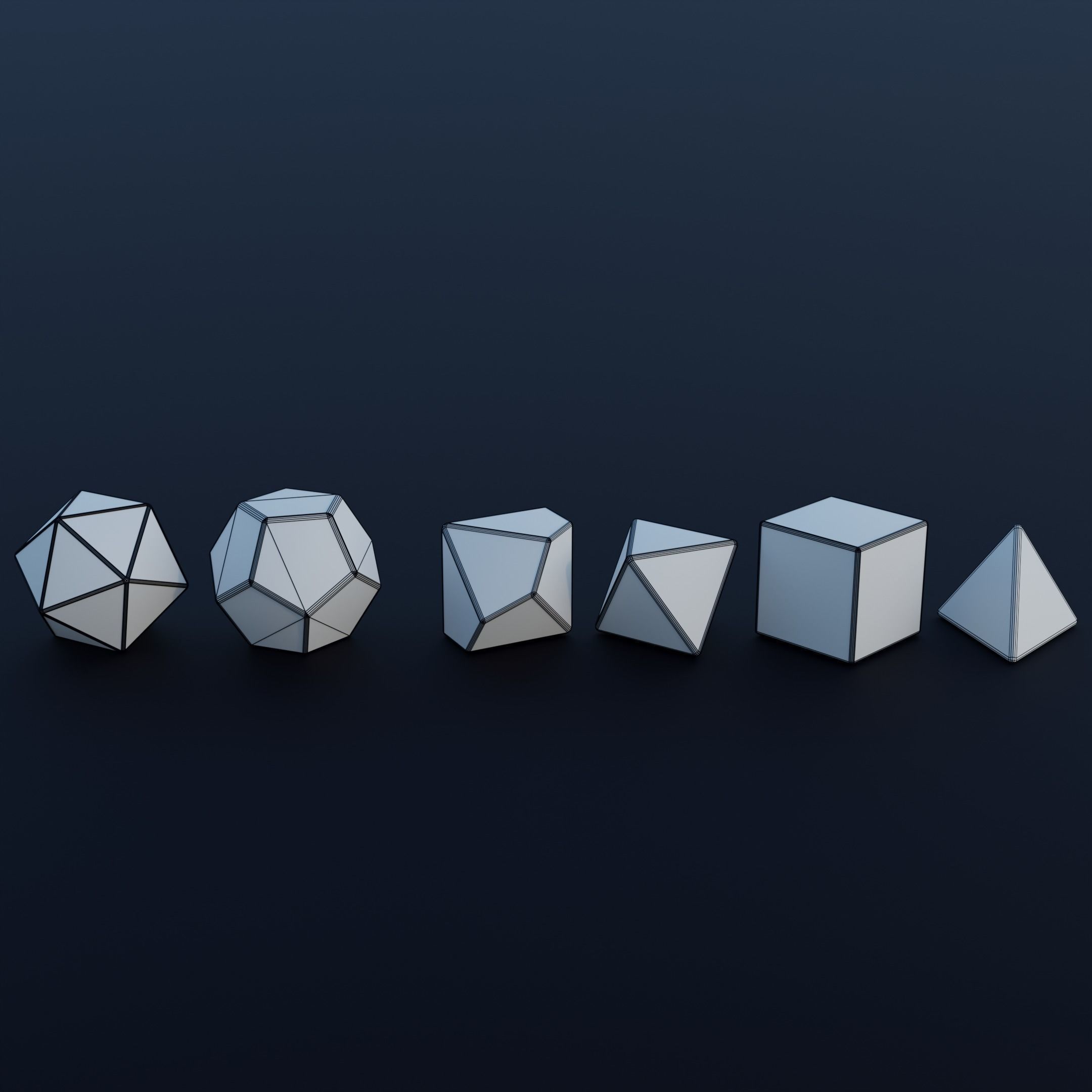 3D model Dnd Dice Set VR / AR / low-poly | CGTrader
