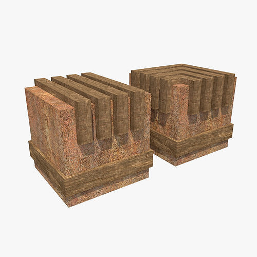 3D model Urban seat VR / AR / low-poly | CGTrader