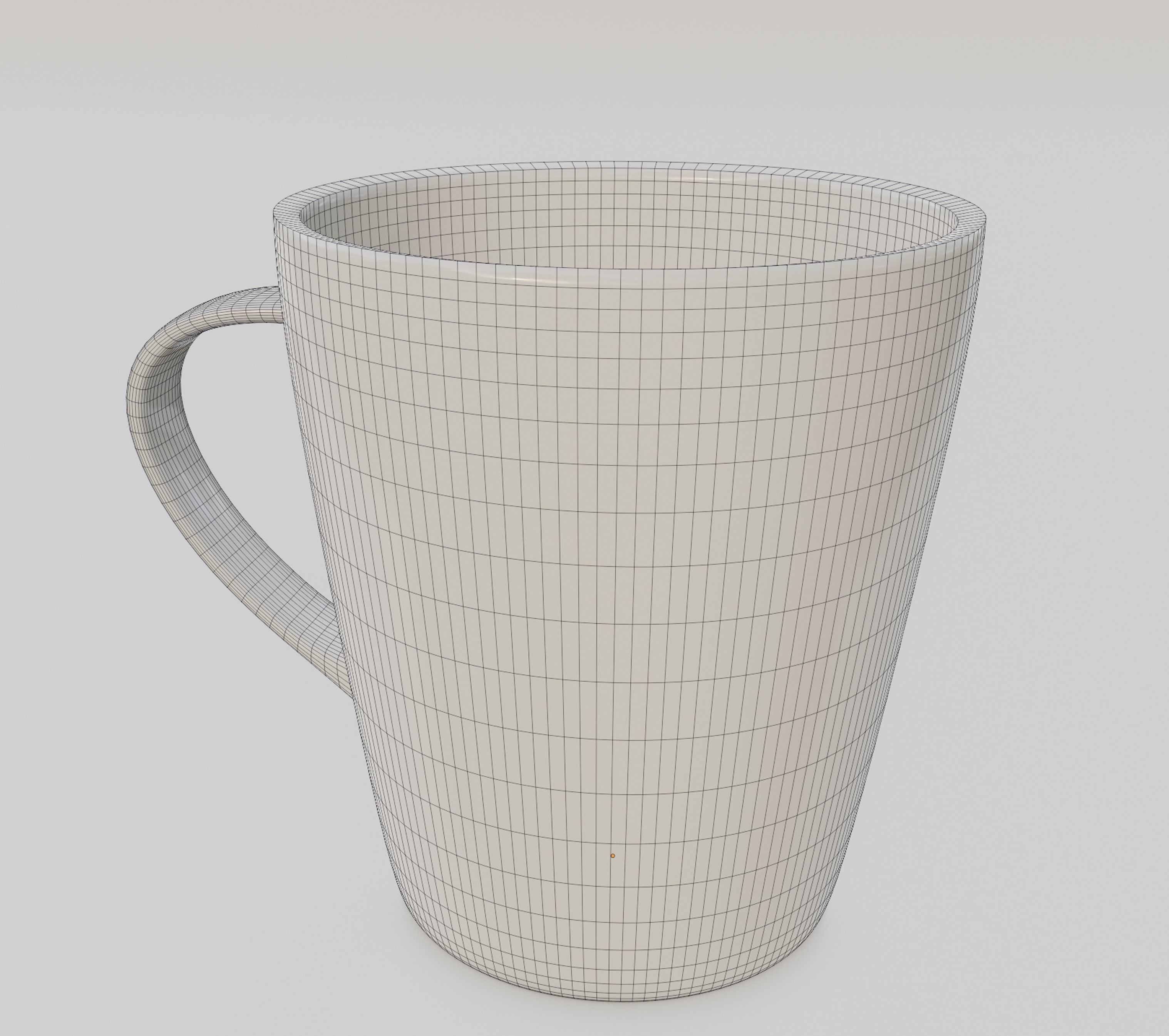 Three Mugs Pack with saucers 3D model 3D model | CGTrader