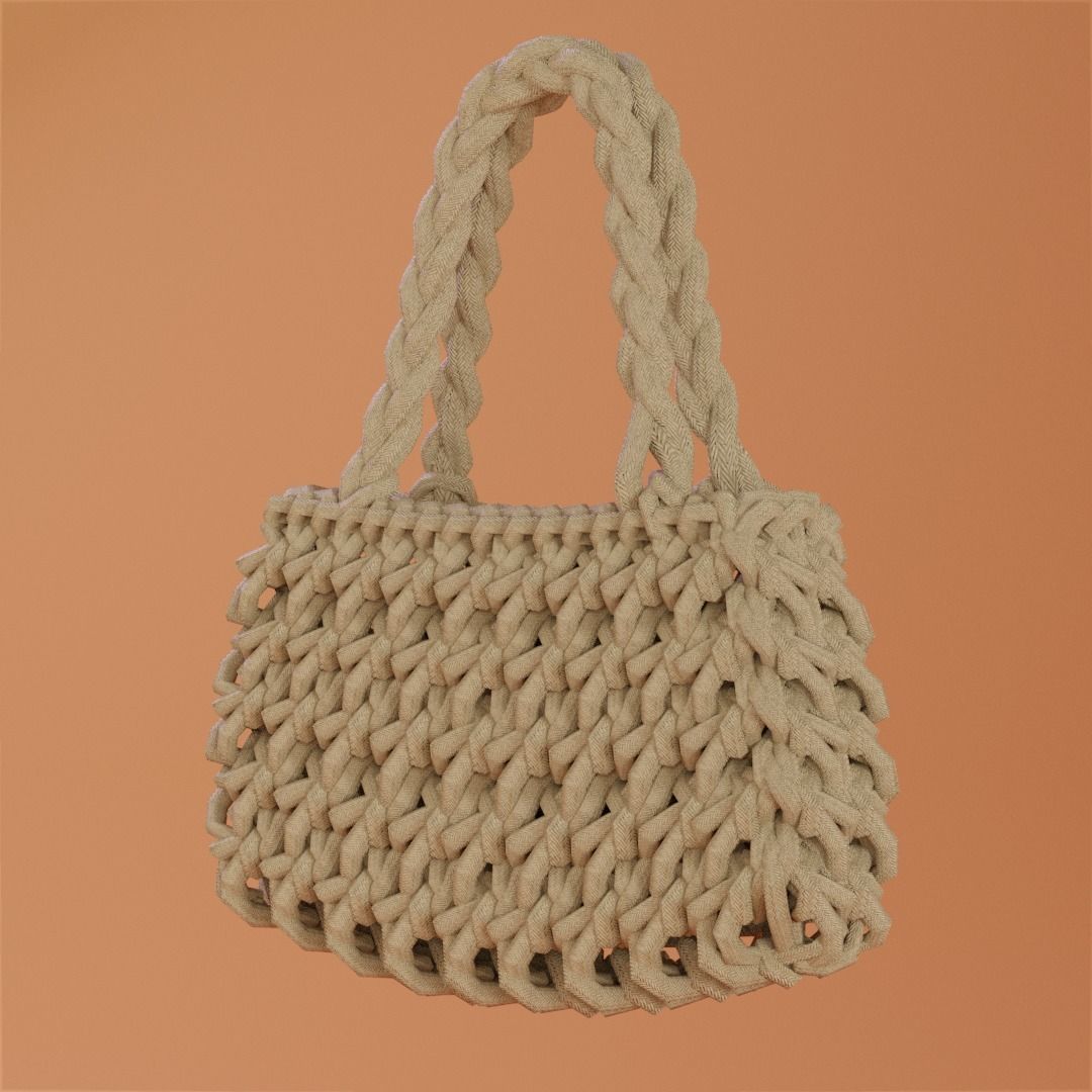 weave bag 2 colors 3D Model Collection | CGTrader