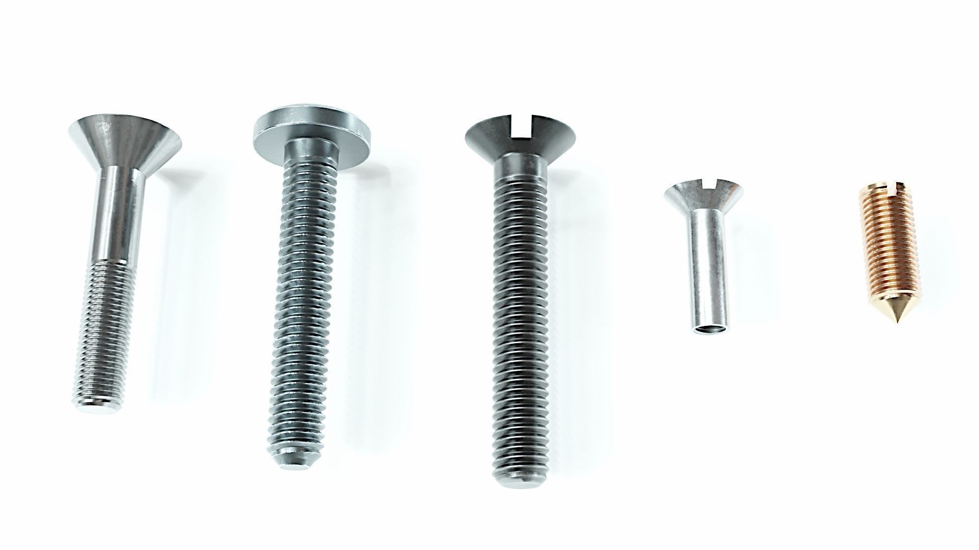 Large collection of fasteners 3D model | CGTrader