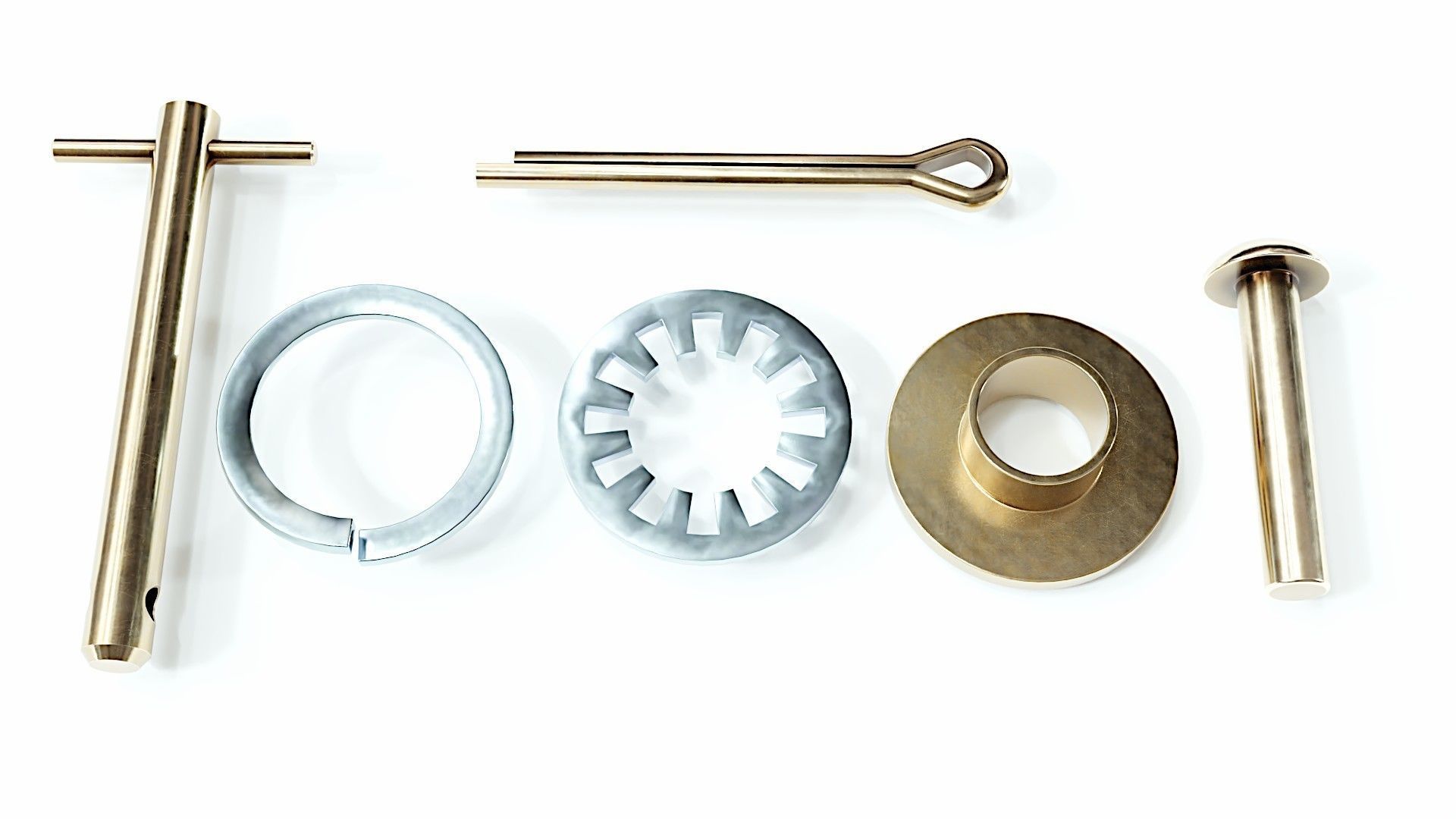 Large collection of fasteners 3D model | CGTrader