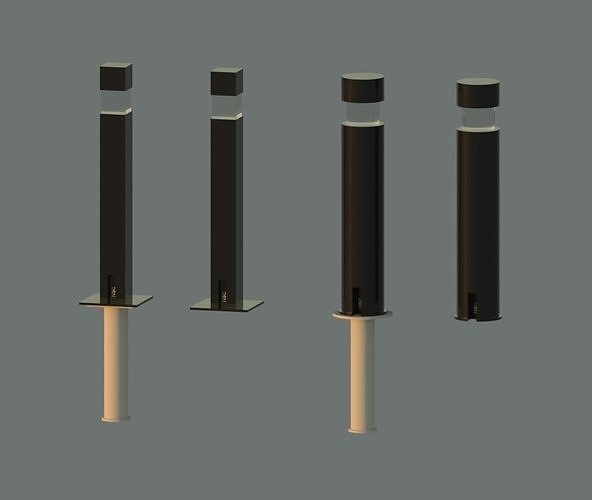 Revit - Bollard 3D model | CGTrader