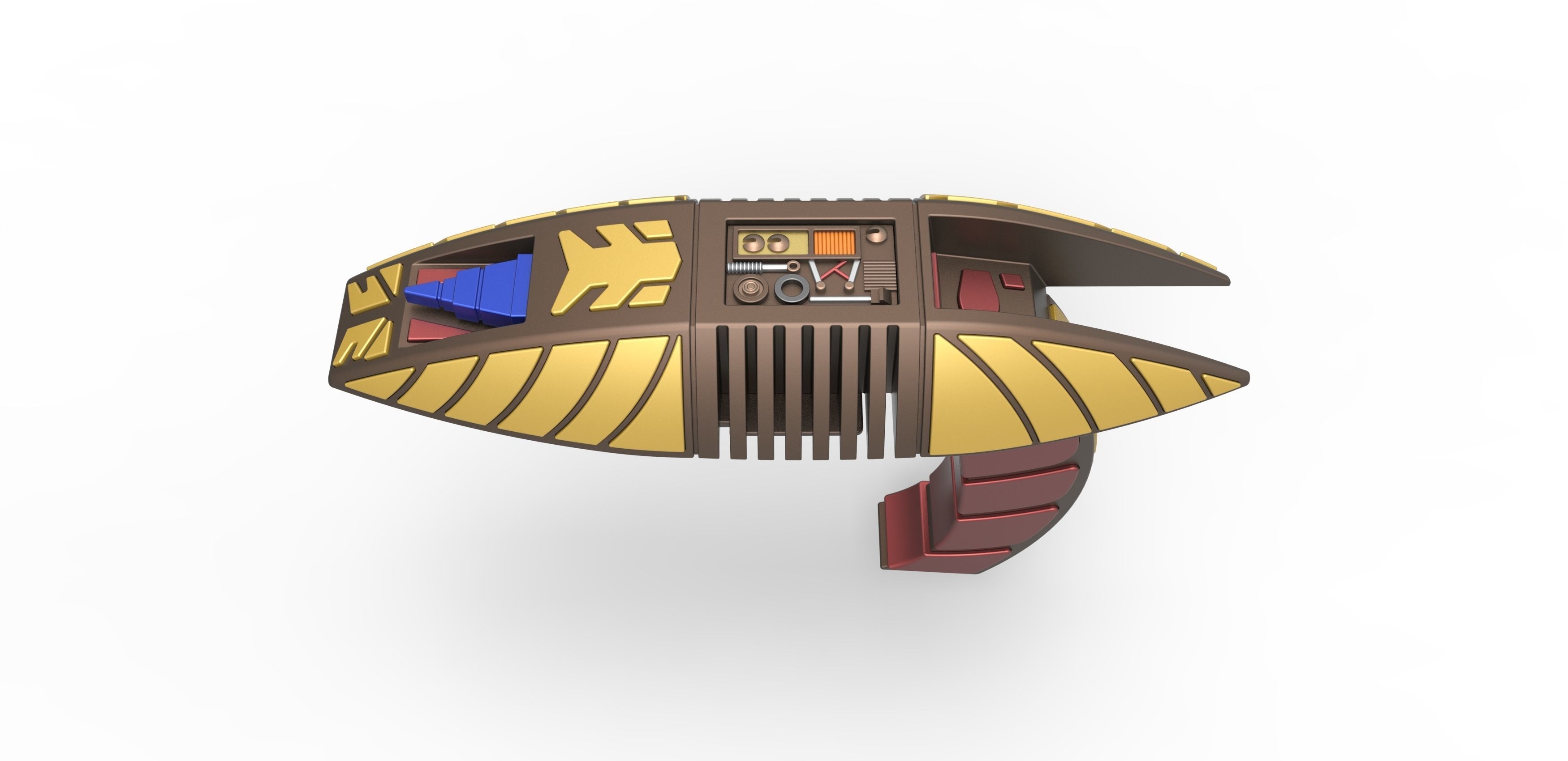 Cardassian phaser from Star Trek Deep Space Nine 3D model 3D printable ...