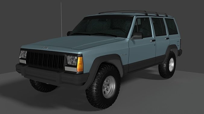 Jeep Cherokee low poly 3d model 3D model | CGTrader