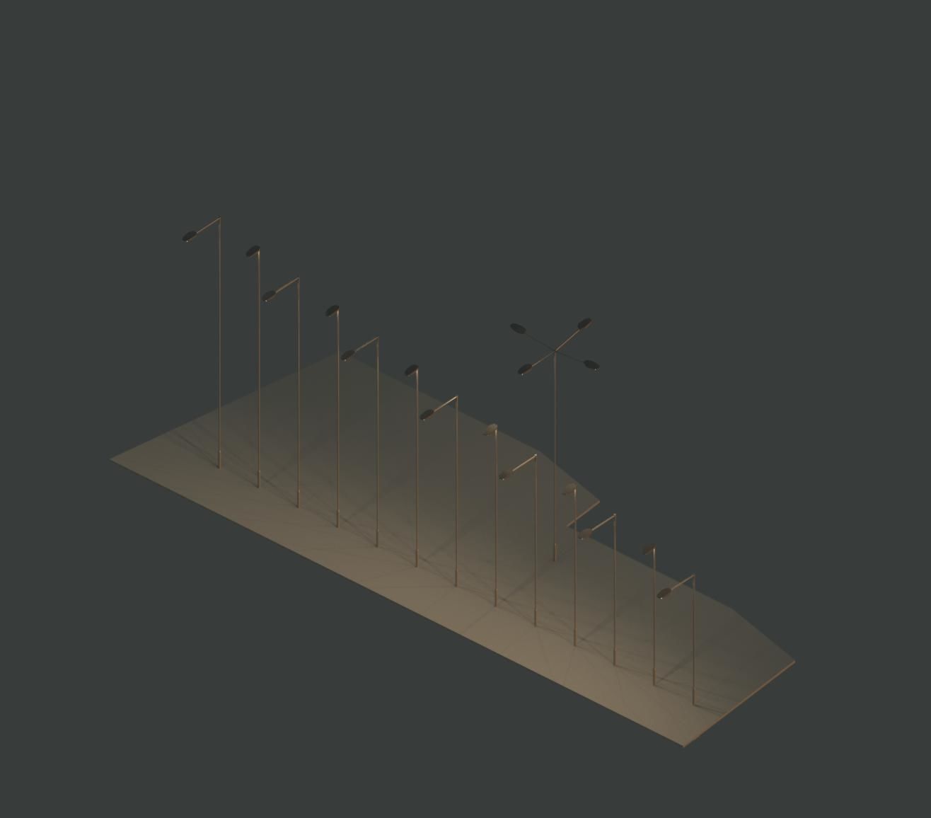 Revit - Light Pole package 3D model | CGTrader