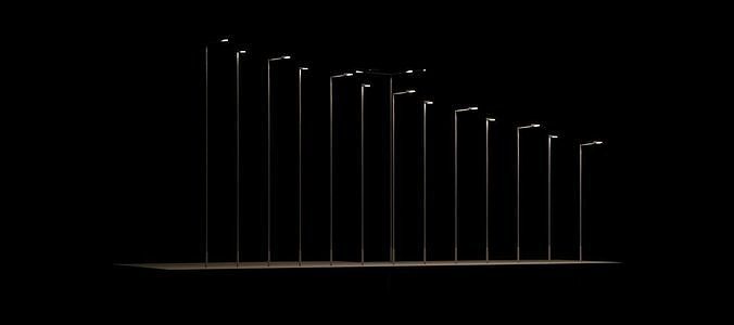 Revit - Light Pole package 3D model | CGTrader