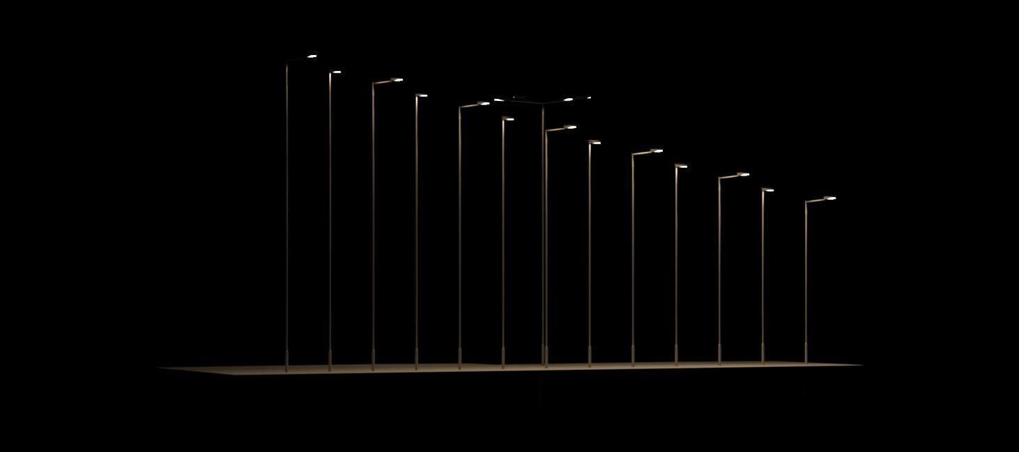 Revit - Light Pole package 3D model | CGTrader