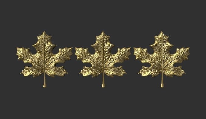 Maple Leaf 3D model 3D printable | CGTrader