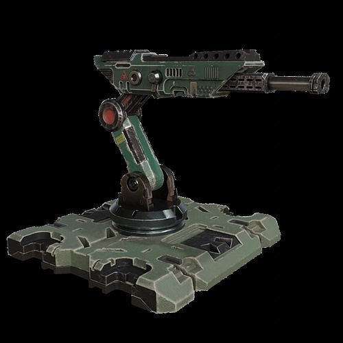 MACHINE GUN 3D model | CGTrader