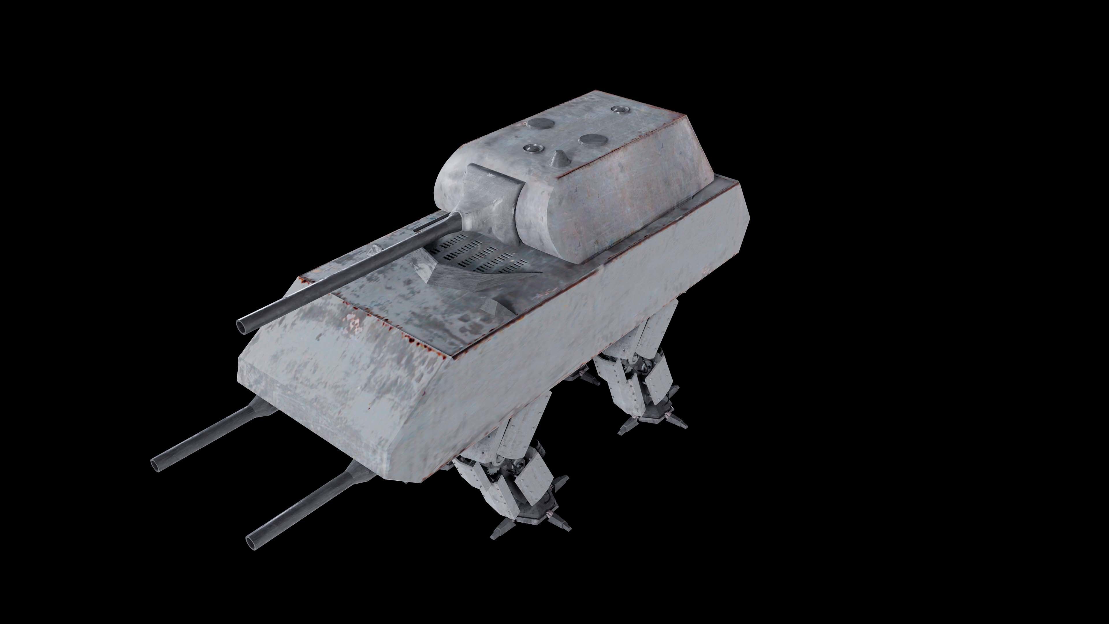 Robot Tank Mouse 3D model rigged | CGTrader