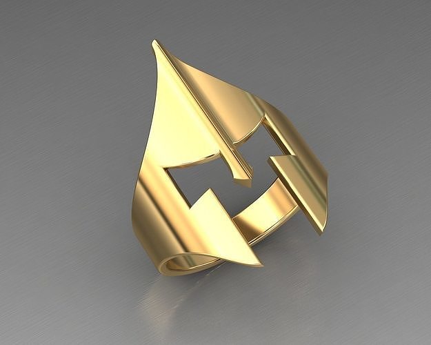 Helmet Gladiator Ring 3D model 3D printable | CGTrader