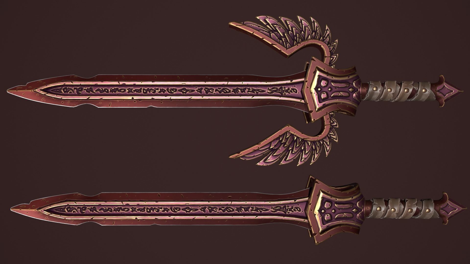 3D model Dark rune weapon VR / AR / low-poly | CGTrader