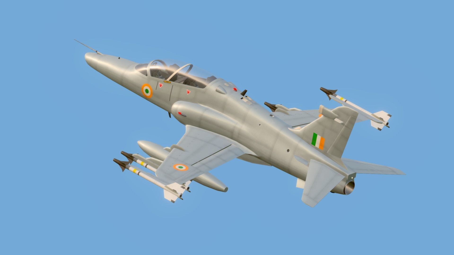3D model BAE HAWK 132 Indian Air Force VR / AR / low-poly | CGTrader