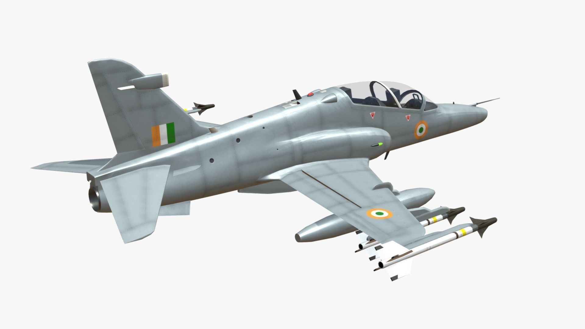 3D model BAE HAWK 132 Indian Air Force VR / AR / low-poly | CGTrader