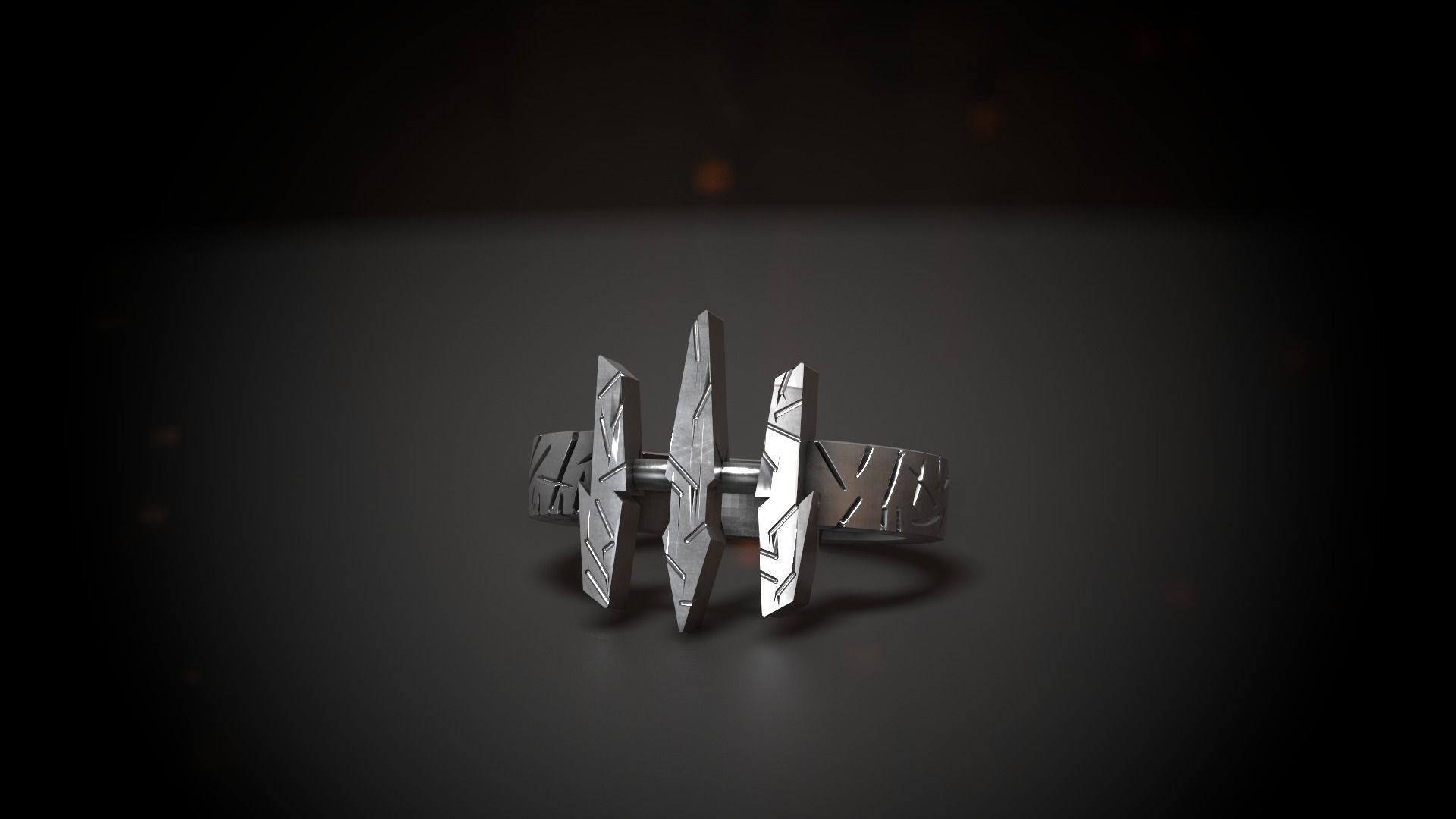 The Witcher Ring 3D model 3D printable | CGTrader