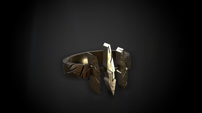 The Witcher Ring 3D model 3D printable | CGTrader