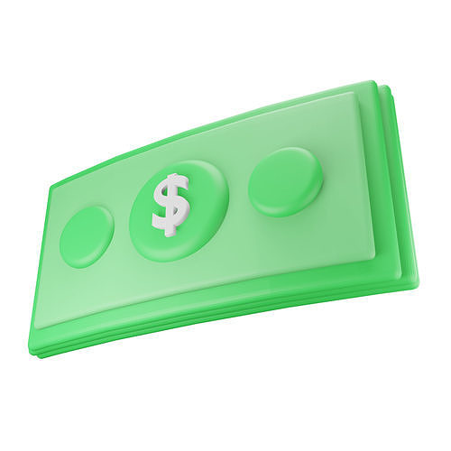 3D model paper money VR / AR / low-poly | CGTrader