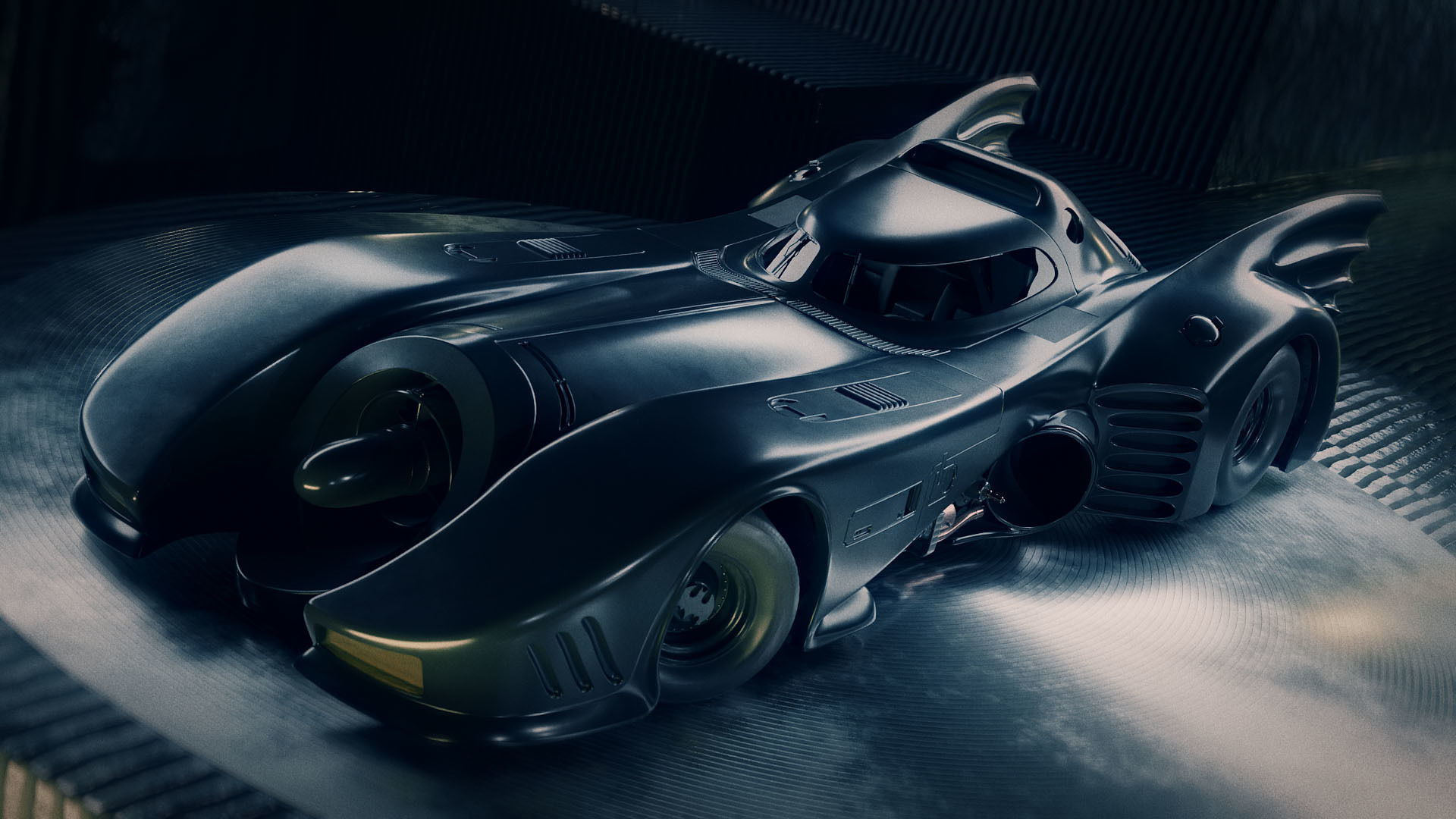 3D model 1989 Batmobile VR / AR / low-poly | CGTrader