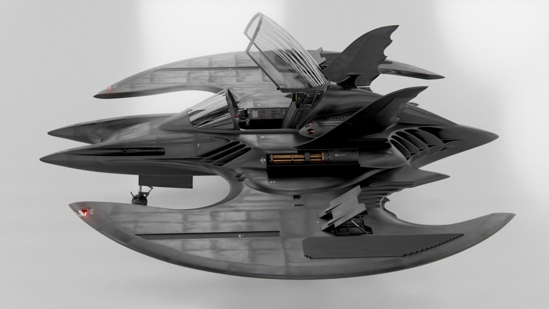3D model 1989 Batwing VR / AR / low-poly | CGTrader