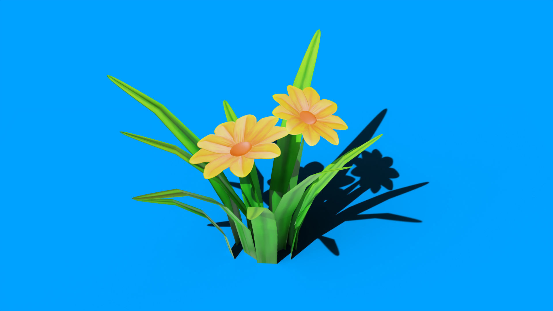 3D model Stylized Daisy VR / AR / low-poly | CGTrader