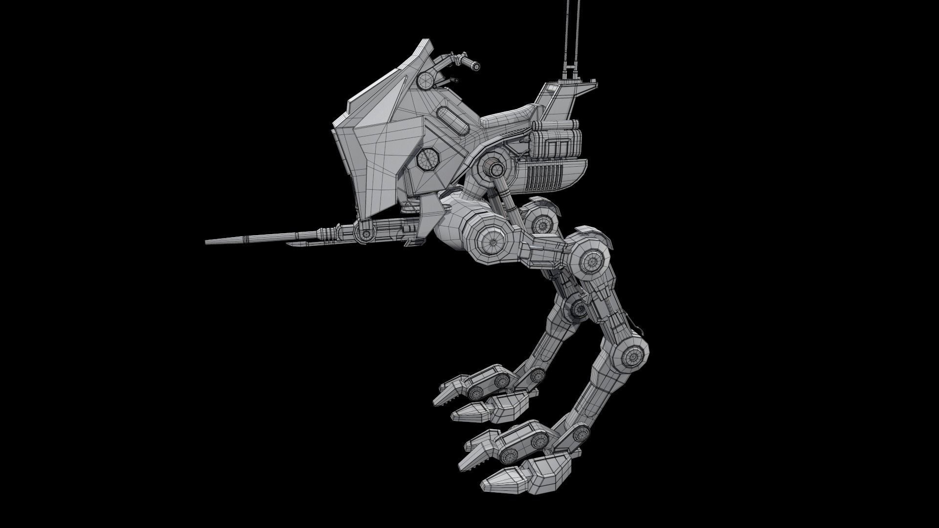 3D model Sci fi Starwars Walker VR / AR / low-poly | CGTrader